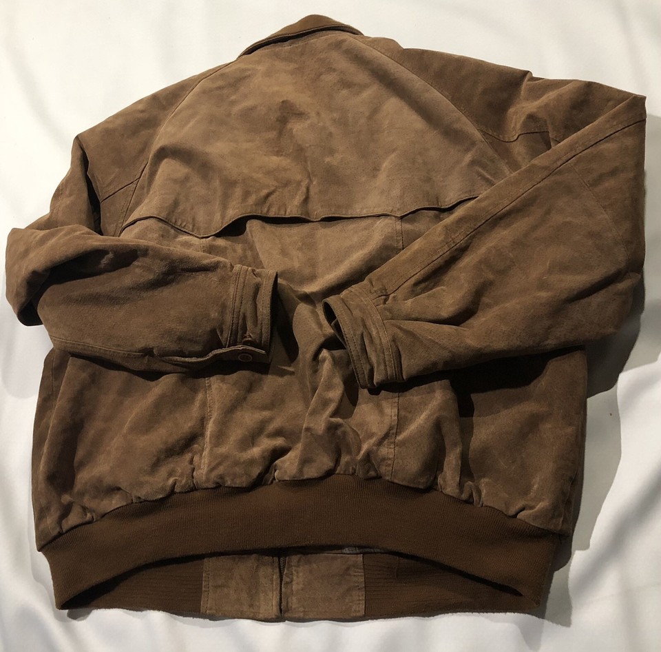 Field Tested Guide Gear Mens 2XLB 100% Leather Brown Jacket Insulated ...