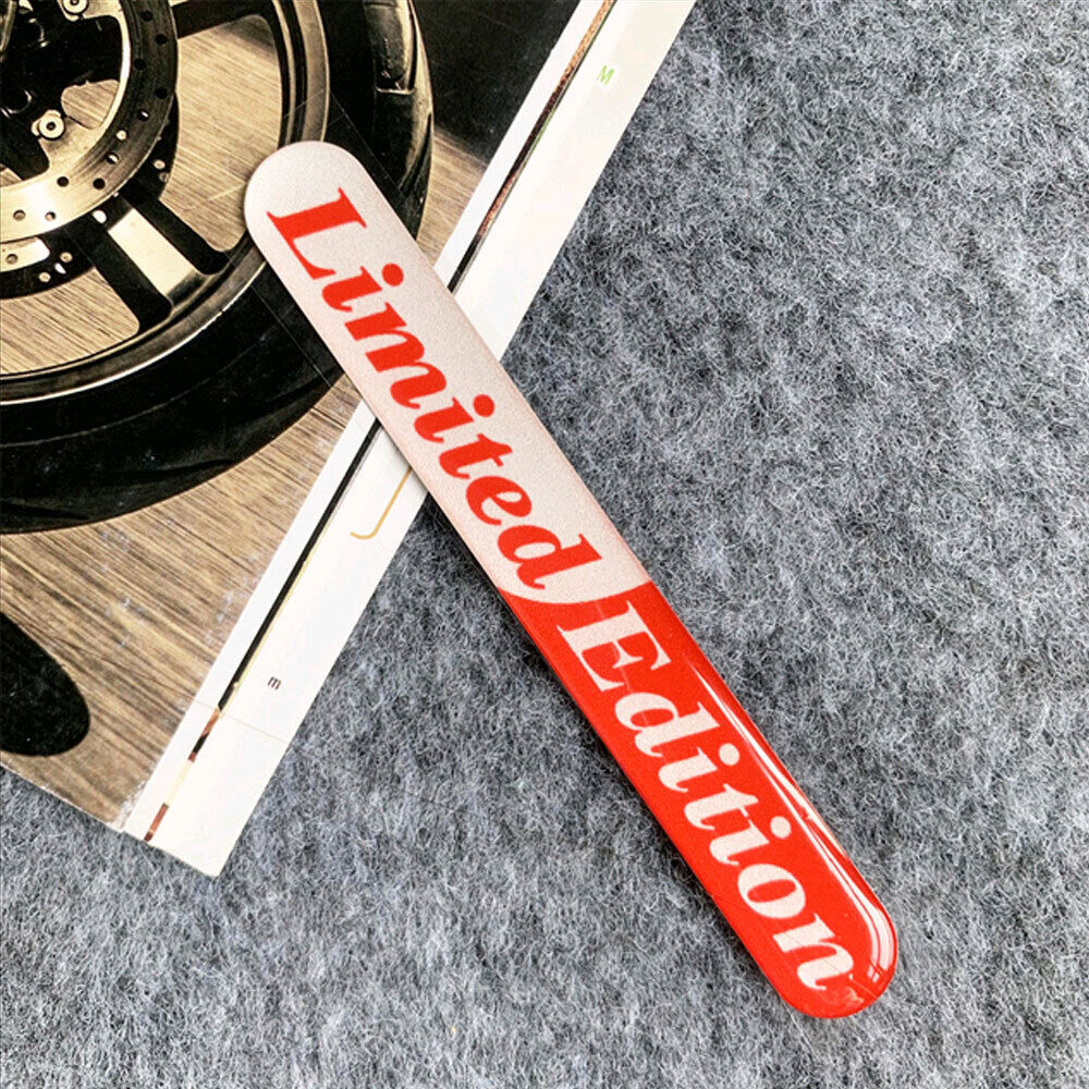 1x Red 3D Limited Edition Logo Sticker Emblem Badge Decal Car Styling ...