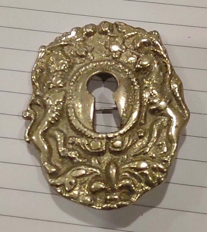 Max Rieg Colonial Williamsburg Brass Key Hole Baroque… - Gem