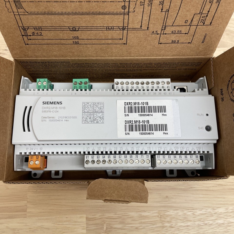 SIEMENS DXR2.M18-101B ROOM AUTOMATION STATION (NEW IN BOX) | eBay