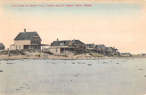 Brant Rock Massachusetts Ocean Bluff Cottages Sandy Hill Antique ...