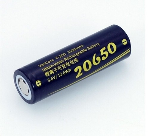Batterie Lithium Wiederaufladbar Varicore V20-D 20650 3500mAh 3.6V Li ...