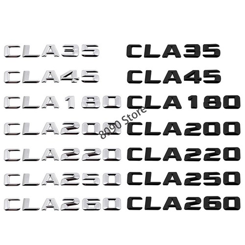 Car Rear Sticker for Mercedes Benz CLA35 CLA180 CLA200 CLA220 CLA250 ...