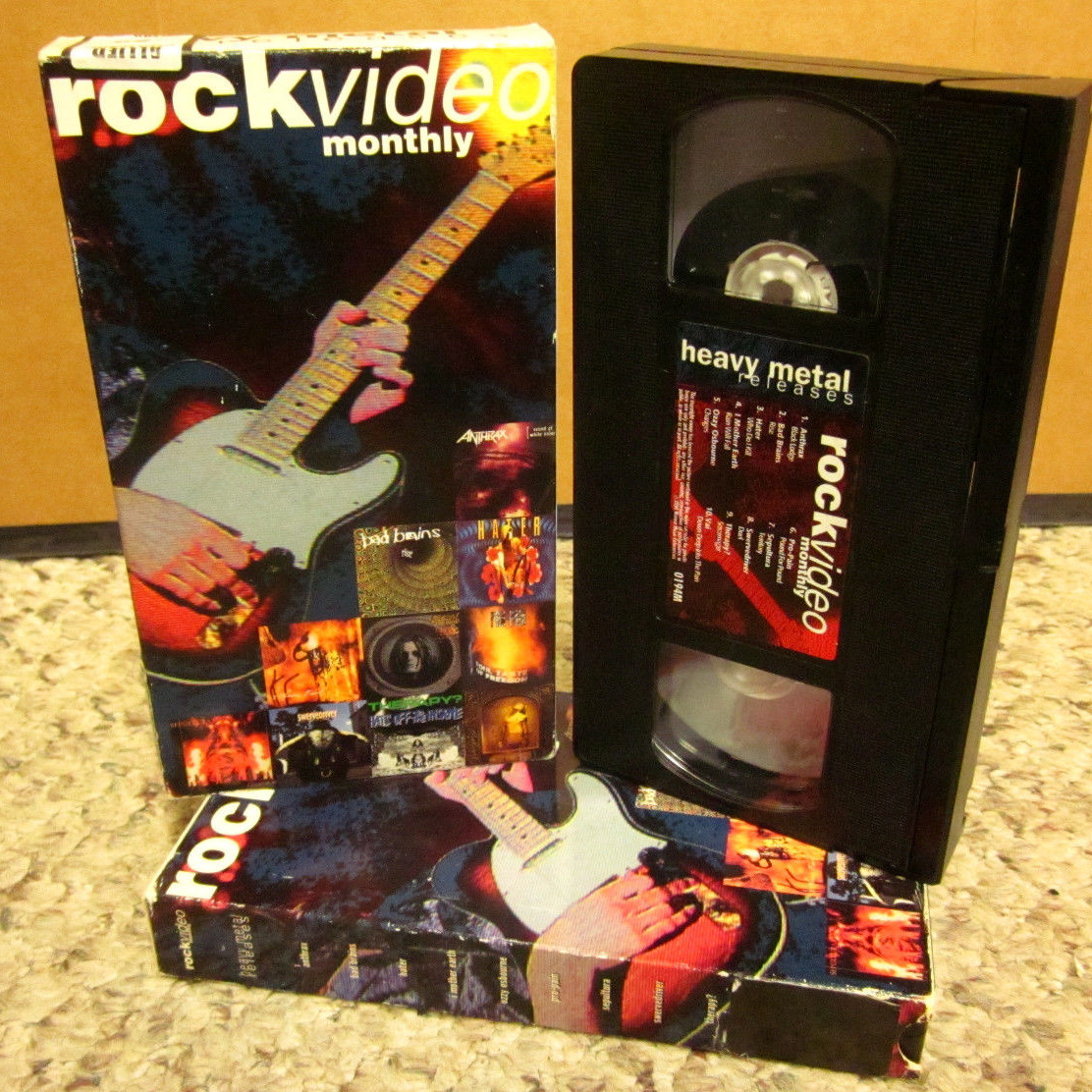STEVE VAI Bad Brains ANTHRAX Ozzy Osbourne videos VHS Sepultura PRO ...
