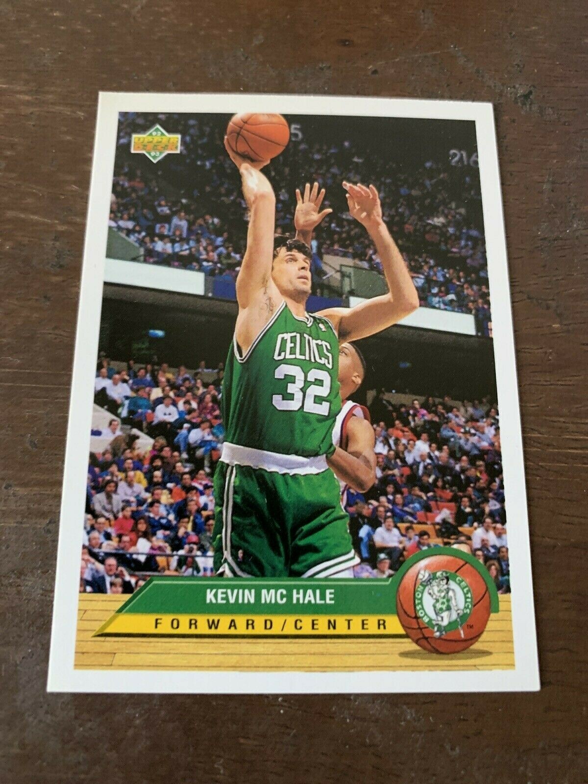 KEVIN McHALE 1992/93 UPPER DECK McDONALDS INSERT CARD #P3 BOSTON ...