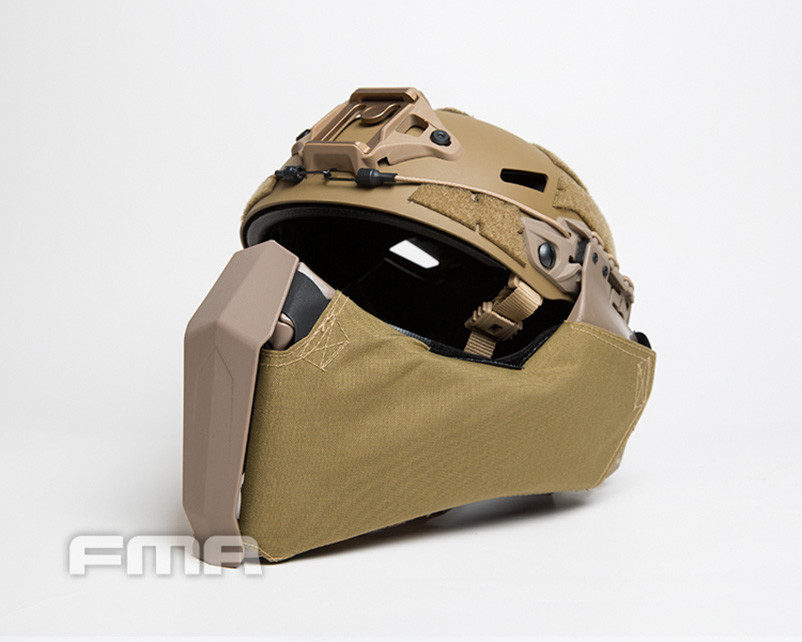 FMA Gunsight Mandible Tactical Airsoft Half Face Mask To Fast/High Cut ...