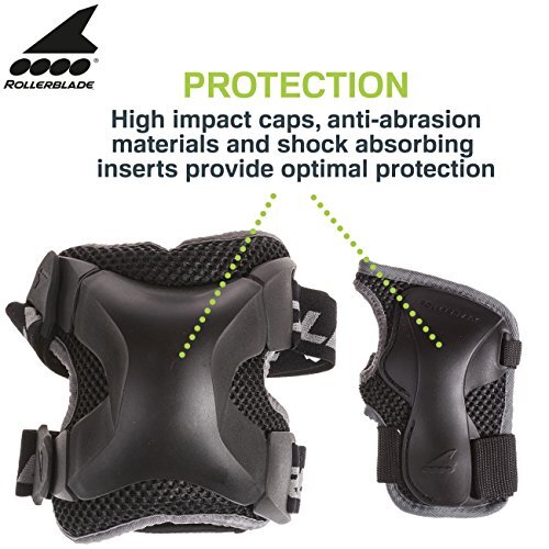 X Gear 3 Pack Protective Gear, Knee Pads, Elbow Pads and Wrist Guards ...