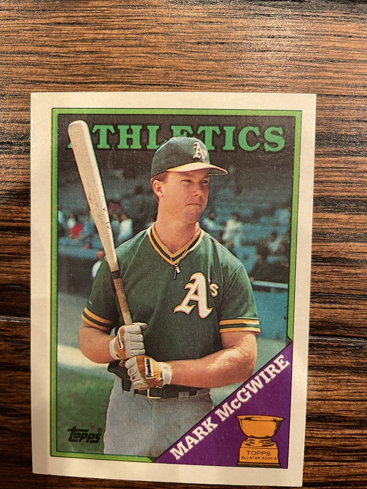 All-star Rookie Mark McGwire 1988 Topps Baseball Card #580 | eBay