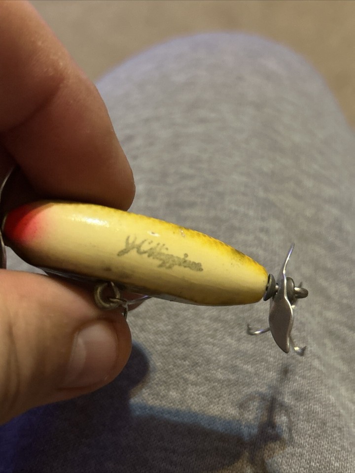 Vintage J. C. Higgins Wounded Shad Lure Propeller 2 Hook | eBay