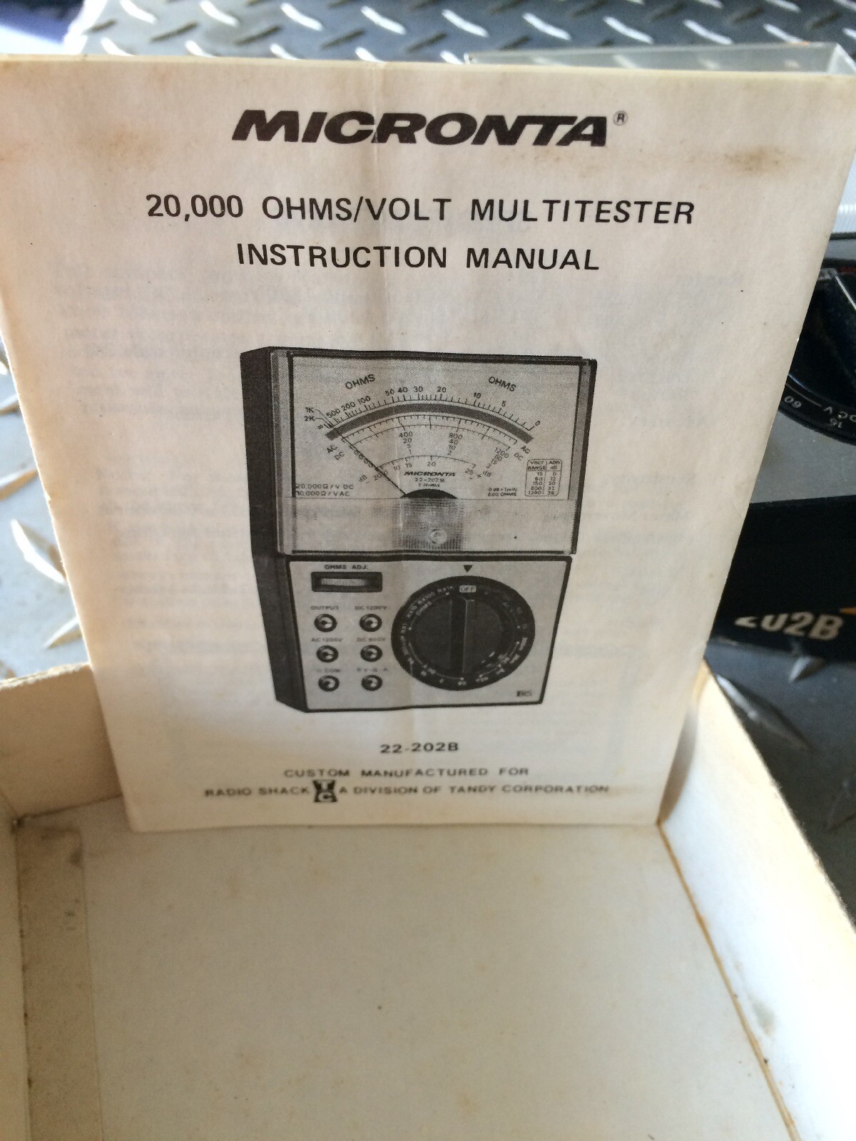 Micronta Multitester 22-202A 25 Ranges 20,000 Ohms J425 | eBay