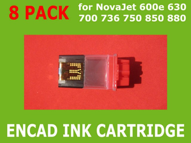 8 Pack Empty Ink Cartridge Encad NovaJet 850 880 for sale online | eBay