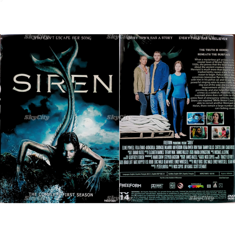 DVD Siren Season 1,2,3 or Full Set Region Free English - Price Per ...