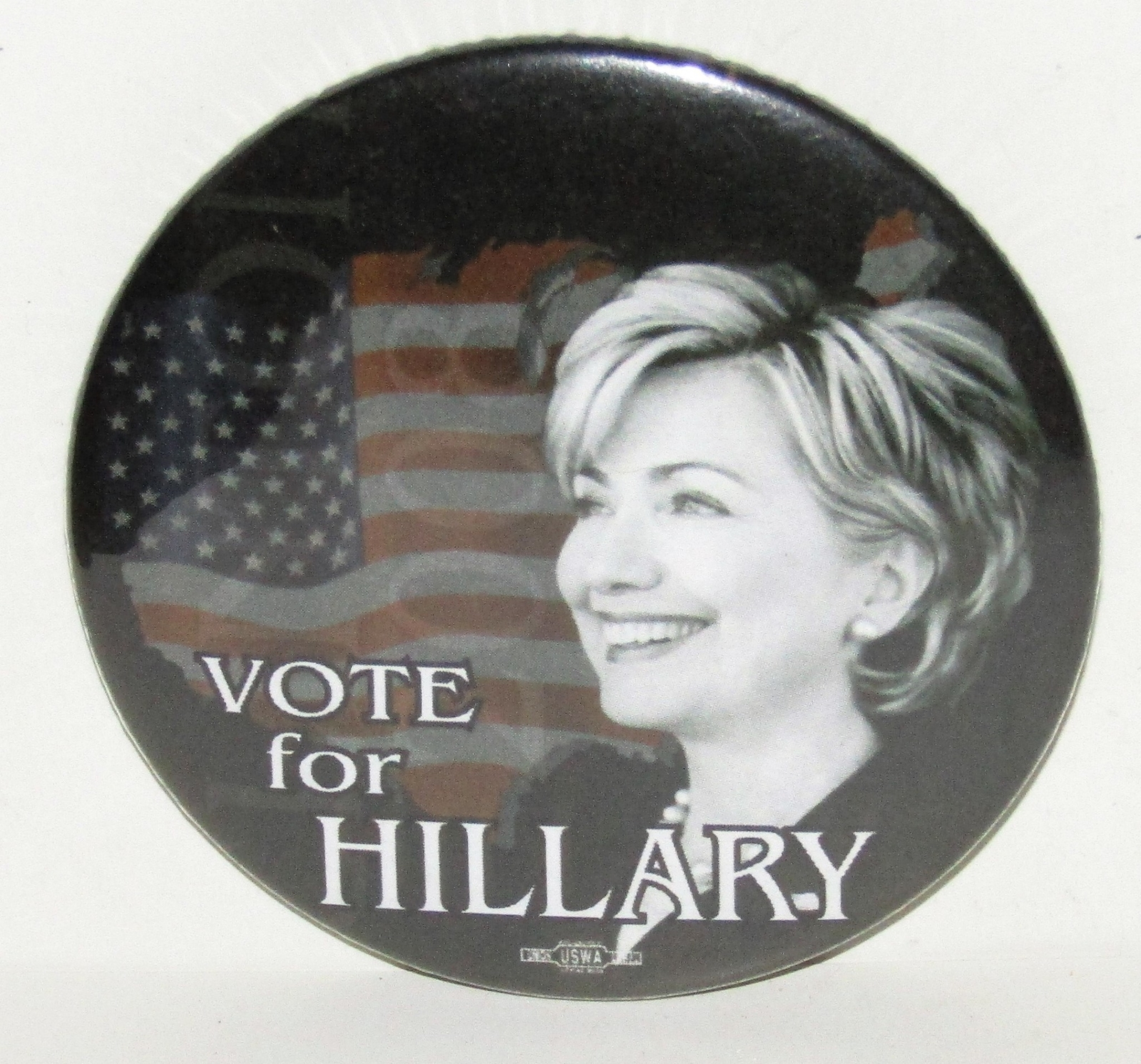 VOTE FOR HILLARY CLINTON 2008 PRESIDENTIAL CAMPAIGN PINBACK BUTTON | eBay