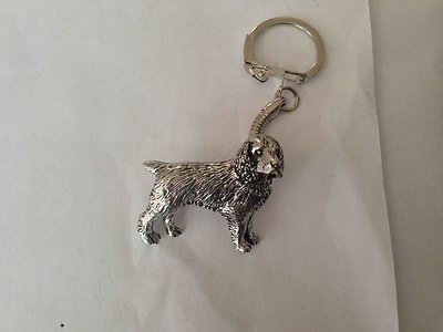 D5 Spaniel made of fine English Pewter on a snake keyring | eBay UK