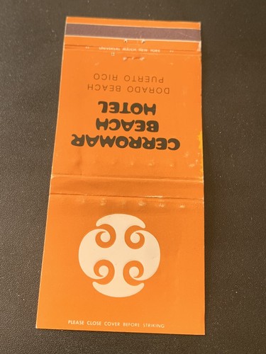 Vintage Puerto Rico Matchbook: “Cerromar Beach Hotel” Dorado Beach | eBay