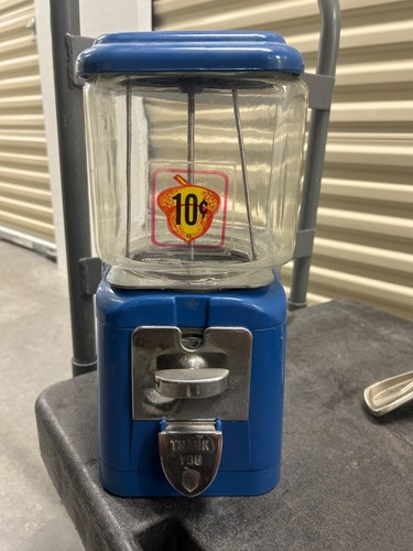 Vintage 1940 - 50s American Gumball Vending Machine Oak Mfg Acorn Retro ...