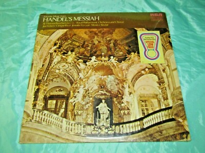 SEALED Classical 2 LP SET: Beecham - Handel's Messiah - w/ Vickers ...