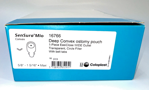 10 Coloplast 16766 SenSura® Mio Convex 1-Pc Drainable Filter Pouches ...