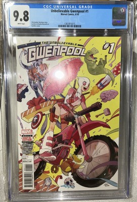Unbelievable Gwenpool #1 CGC 9.8 Graded Cover A 1st Print Marvel Comics ...