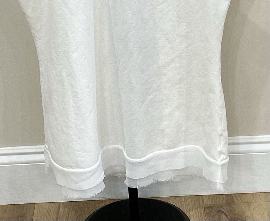 COLDWATER CREEK Women's Tank Top Shell White Medium (10/12) Sleeveless ...