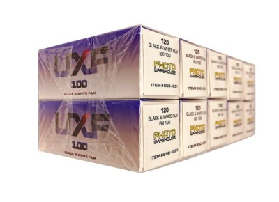 10 rolls - Ultrafine Xtreme Film 100 Speed Black and White 120 Format ...
