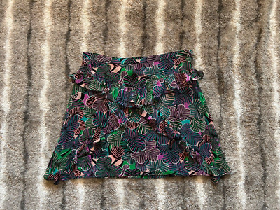 Marc Jacobs Pattern Multicolor 100% Silk Lined Mini Skirt Size 8 | eBay