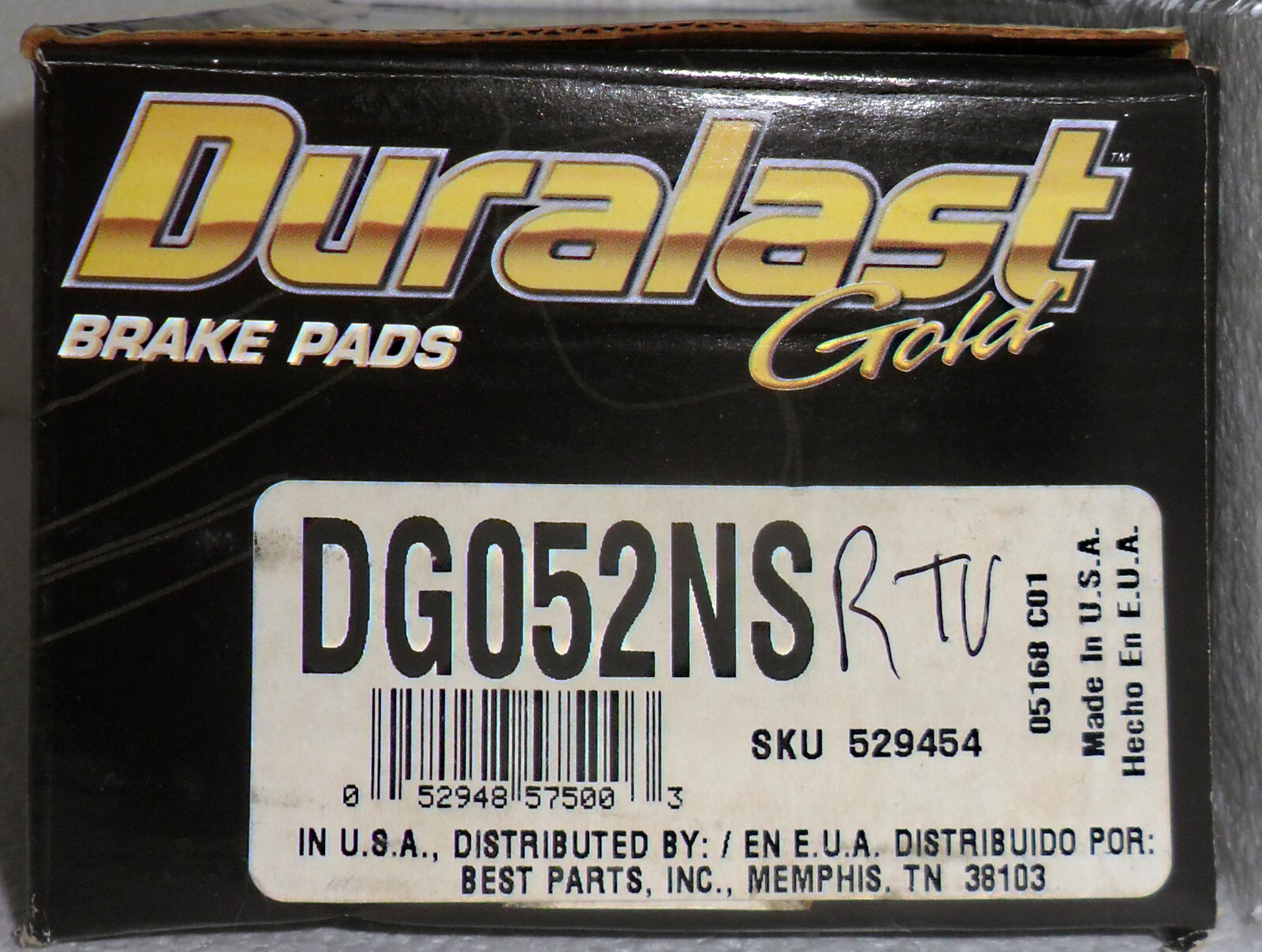 Duralast DG052NS Front Brake Pads # D52 for sale online | eBay