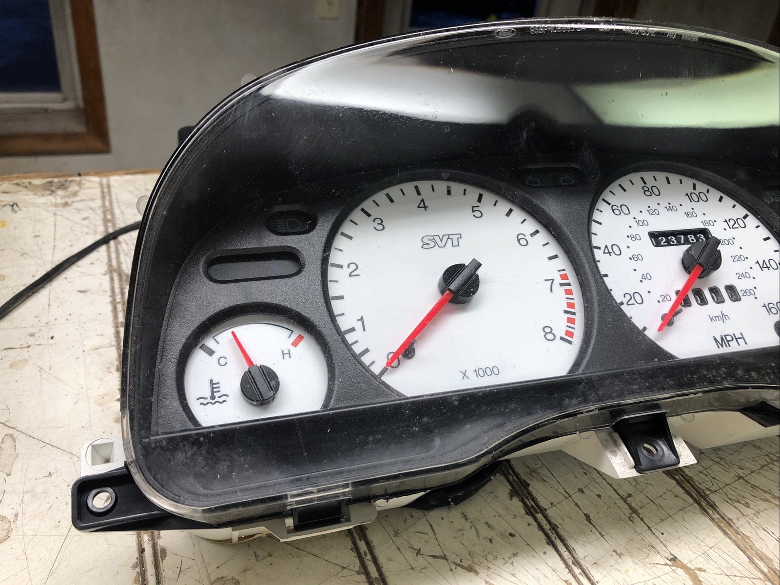 98 Ford Contour SVT 2.5 V6 Gauge Cluster 1/98 5 Speed 160MPH | eBay