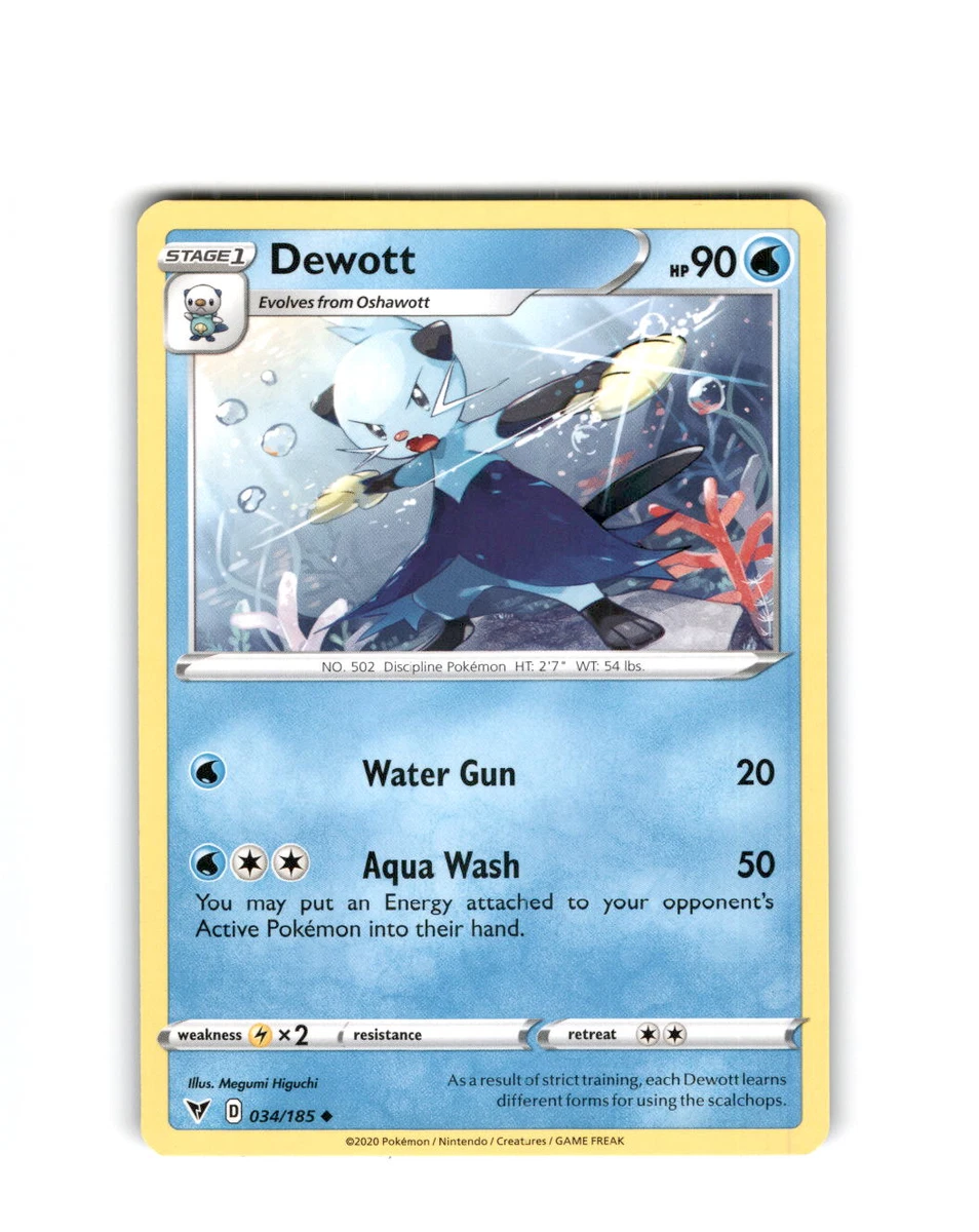Dewott Pokemon Card