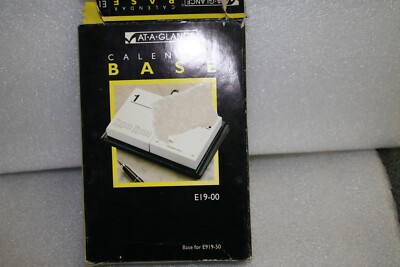 At-A-Glance Desk Calendar Base for Calendar size 3" x 3 3/4 Model E19 ...