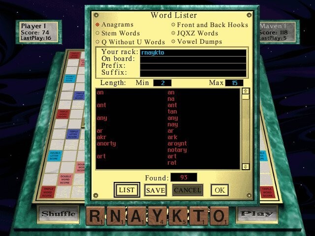 SCRABBLE 1996 EDITION PC GAME +1Clk Windows 11 10 8 7 Vista XP Install ...