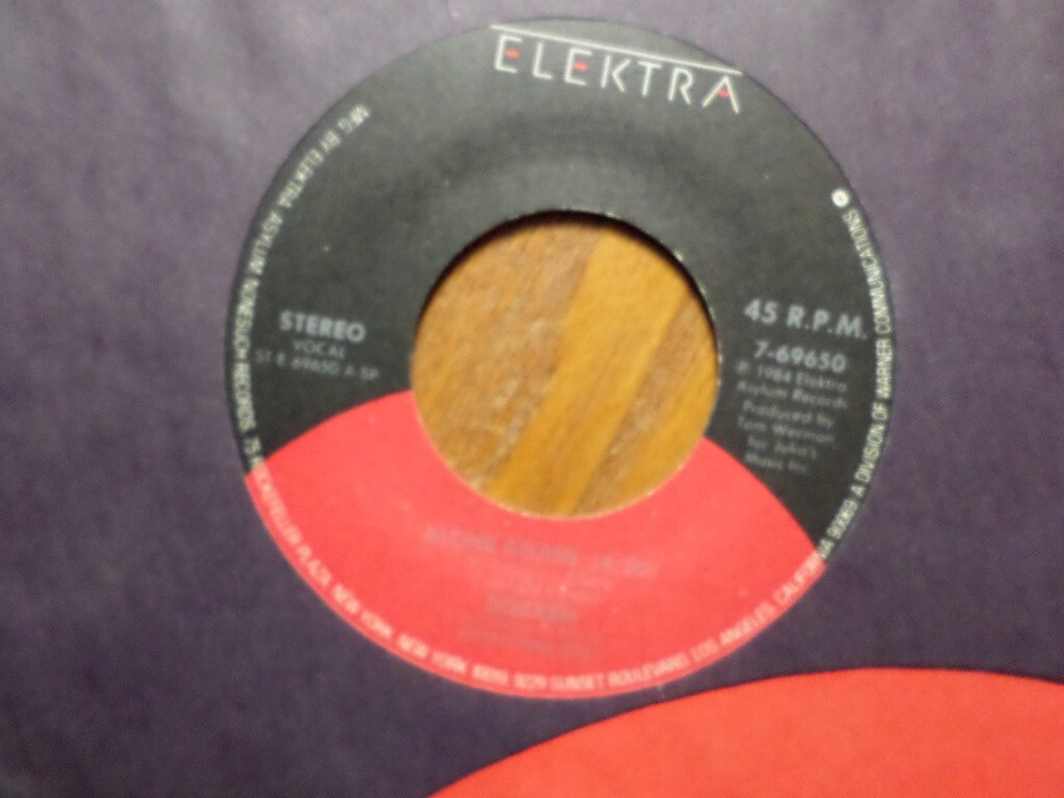 ELEKTRA 45 RECORD/DOKKEN/ALONE AGAIN/TOOTH AND NAIL/ EX+ HAIR METAL ...