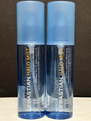 Sebastian Halo Mist UV Filter, Weightless-Shine Spray - 2 Pack / 3.4 fl ...