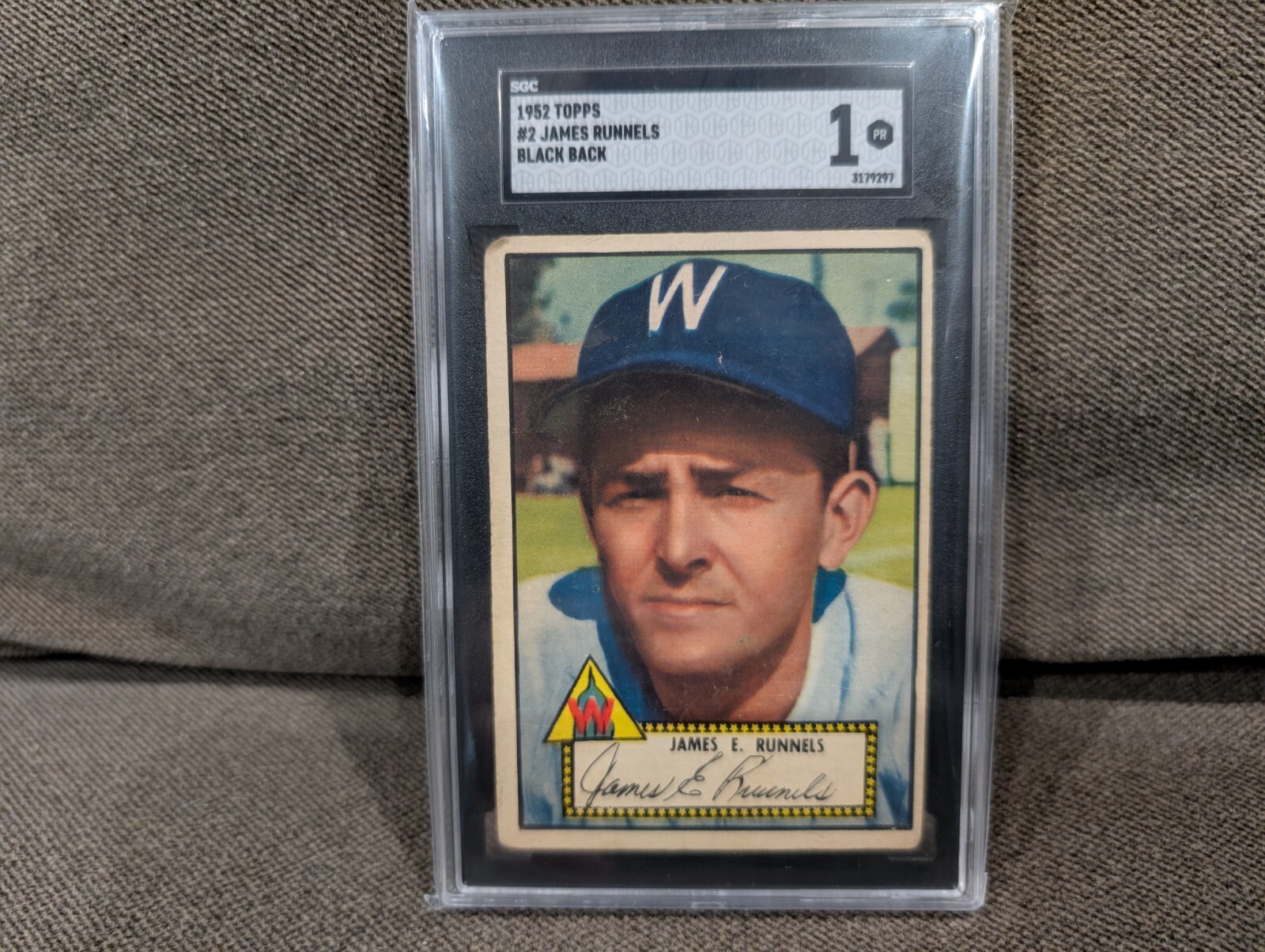 1952 Topps - James E. Runnels #2 Black Back (RC) for sale online | eBay