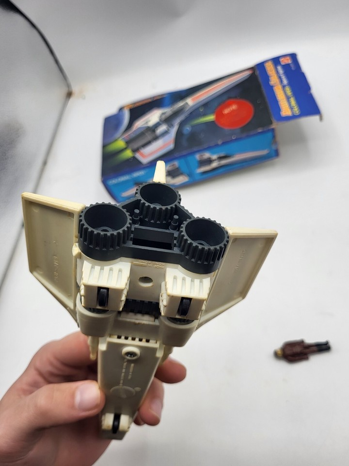 Vintage Battlestar Galactica Colonial Viper 1978 Mattel w/Box Pilot NON ...