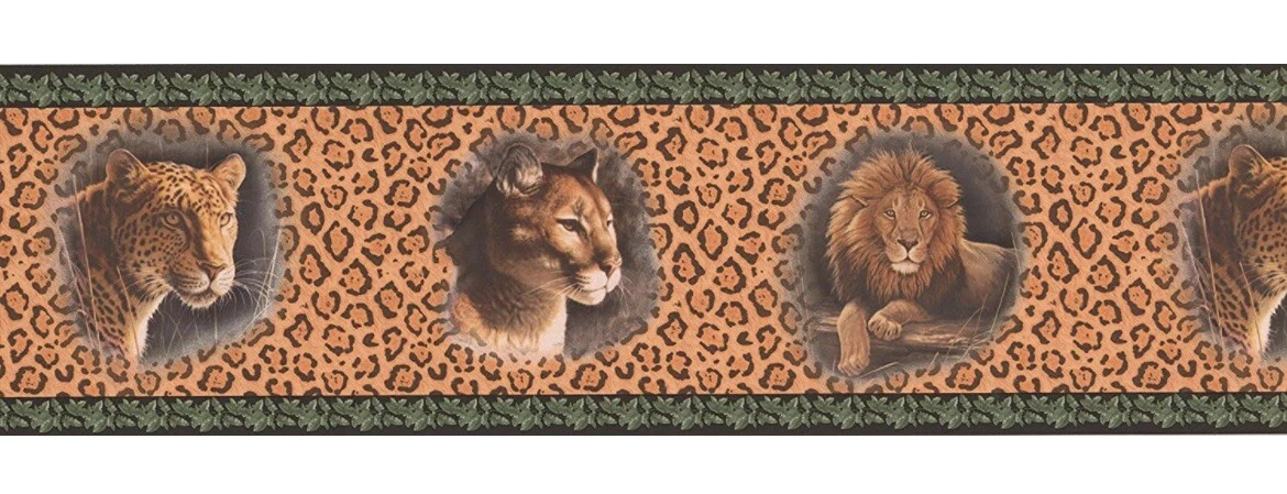 Animal Print Wall Border