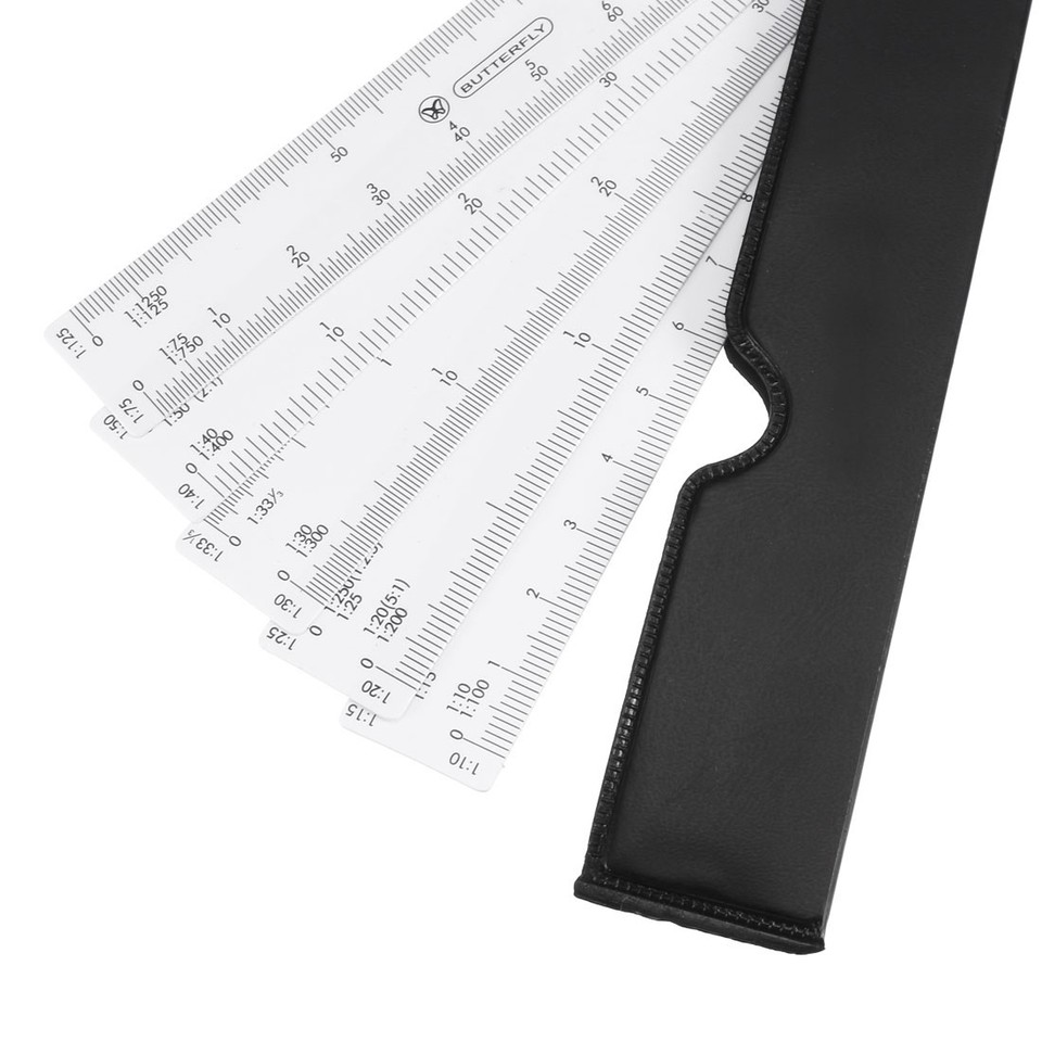 Scale Ruler 19cm Engineer Scale Architect Rulers Plastic 784958900420| eBay