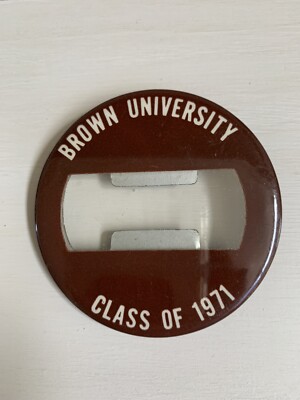 BROWN UNIVERSITY VINTAGE BUTTON -PIN BACK | eBay