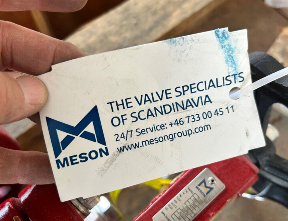 3" Meson Quick Closing Globe Valve DN80 PN16 Hydraulic/Pneumatic Wire ...