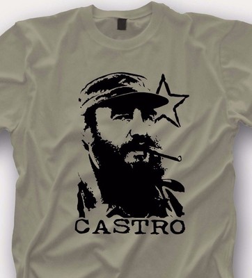 Castro t-shirt Fidel Castro tshirt Cuba kuba avana revolution | eBay