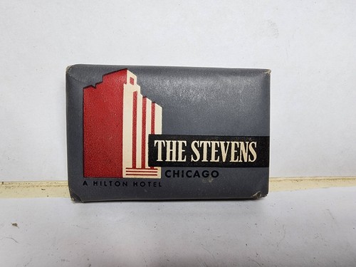 Vintage THE STEVENS HOTEL Mini Bar of Soap CHICAGO ILLINOIS CAMAY | eBay