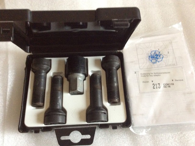 Mercedes-Benz Wheel Locks A0019901702 Black Code 201 for sale online | eBay