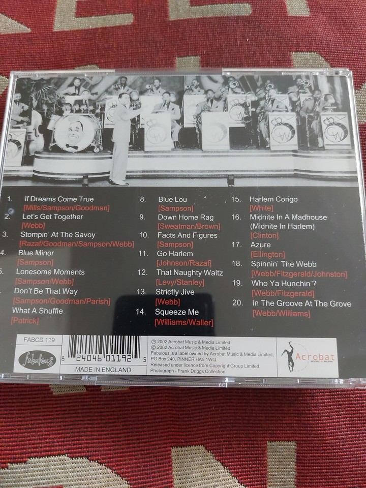 Chick Webb - Stompin' at the Savoy - Chick Webb CD 824046011925| eBay