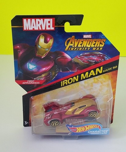 HOT WHEELS MARVEL AVENGERS INFINITY WAR CHARACTER CAR (IRON MAN) | eBay