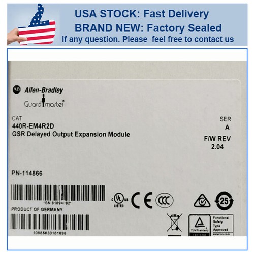 Allen Bradley 440R-EM4R2D Series A Guardmaster GSR Delayed Expansion ...