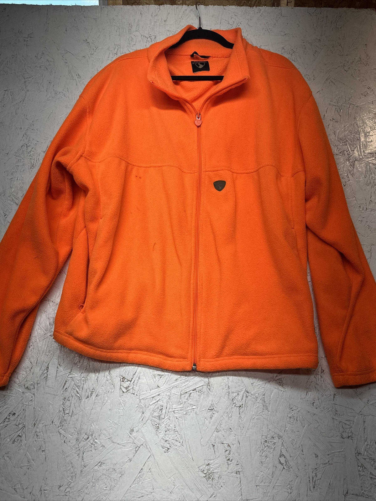 Vintage Wooden Trail Hunters Orange Jacket Mens L - Gem