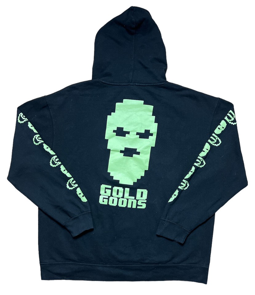 vintage Men's KAYO Gold Goons Skateboarding Can't Kill Us Promo Hoodie ...