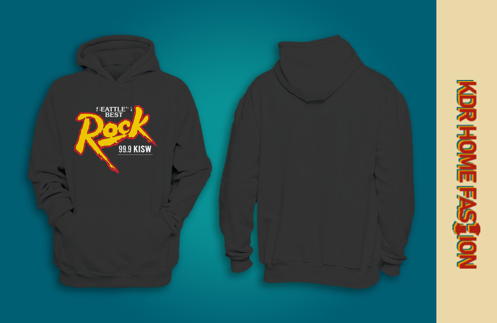 The rock 99.9 fm kisw seattle's best kisw fm 100 radio Hoodie ...