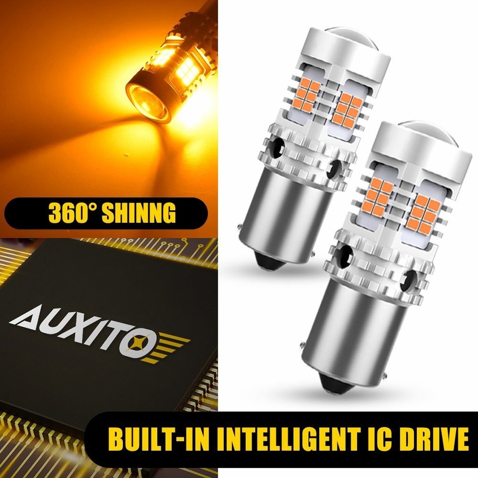 Used For Turn Signal Light ONLY OXILAM LED BAU15S/PY21W/7507 21W 2200K ...