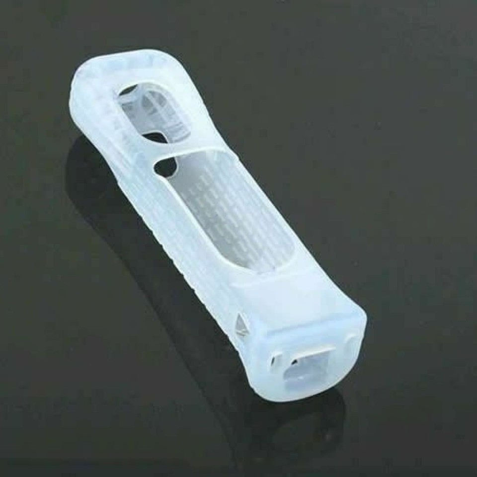 White Silicone Case Cover For Nintendo Wii Remote Controller With ...